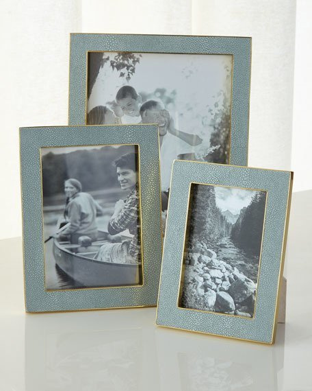 Aerin Shagreen photo frame ~ Products \ Decorations \ Picture frames ...