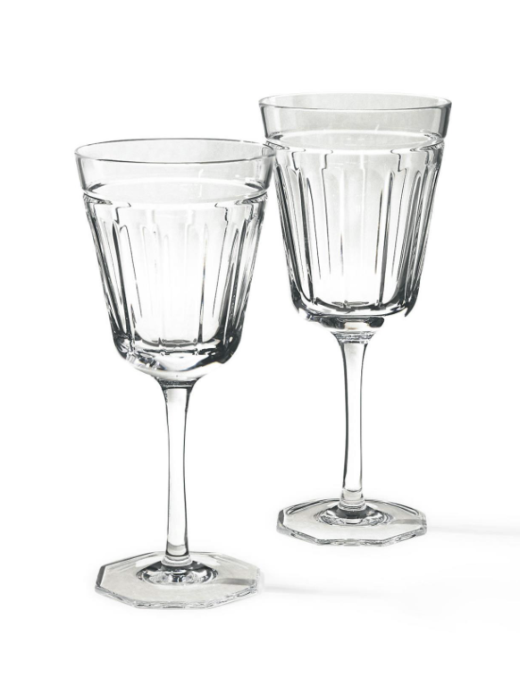 Ralph Lauren Home crystal red wine glass, from the Coraline collection ...