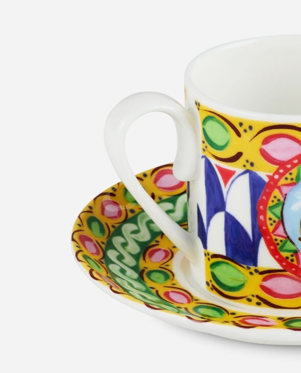Filiżanka i spodek do espresso Dolce&Gabbana, Carretto Siciliano ...
